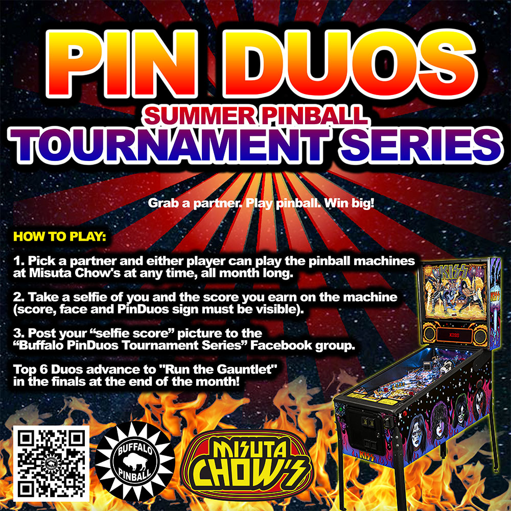 PinDuos Summer Tournament Series | Buffalo Pinball