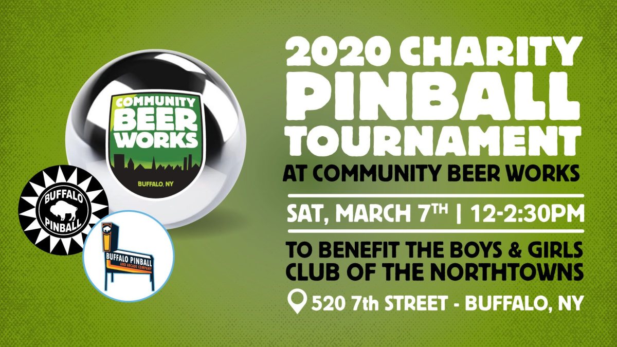 2020 Charity Pinball Tournament | Buffalo Pinball