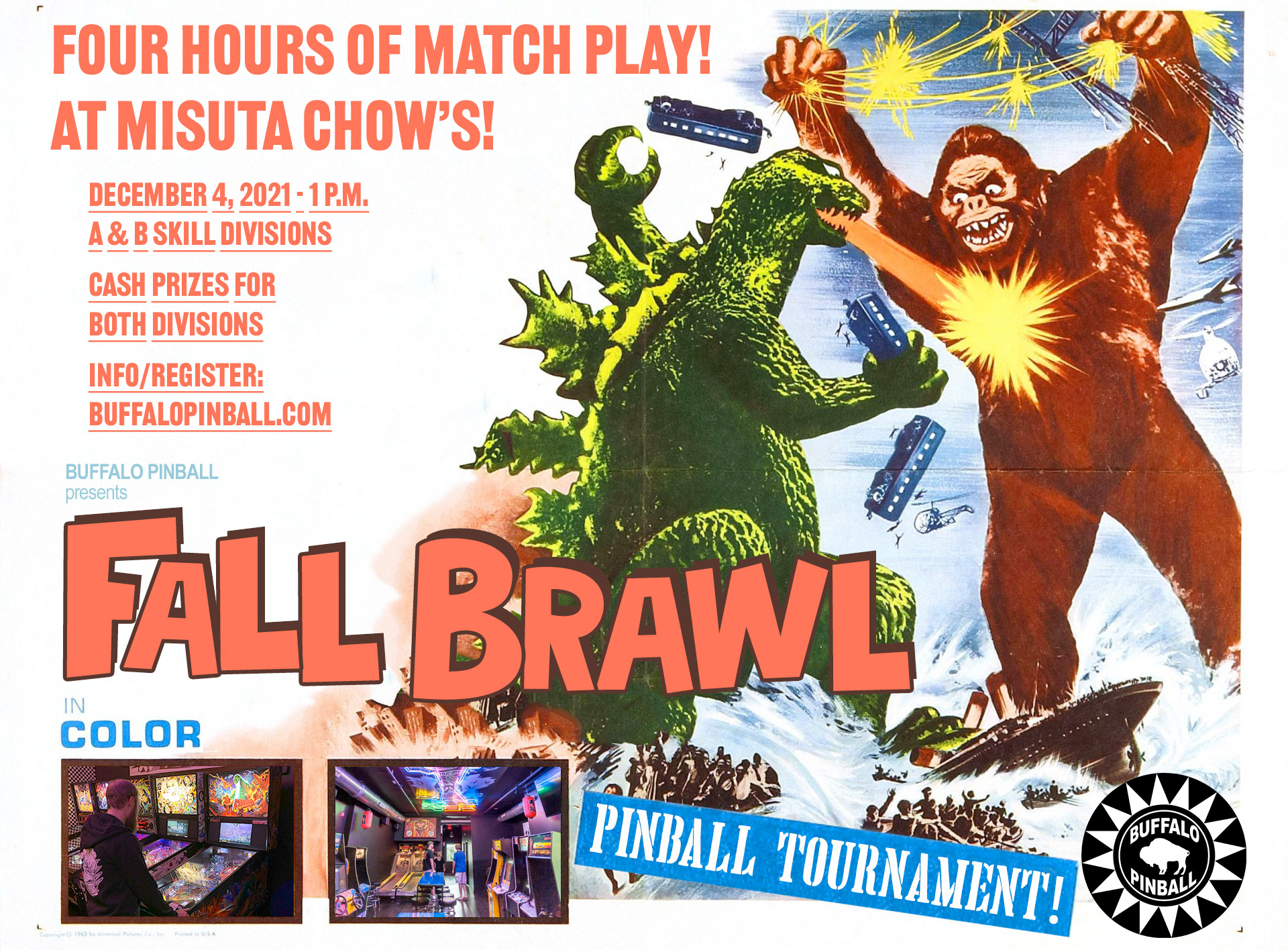 Fall Brawl Match Play Pinball Tournament 2021 | Buffalo Pinball